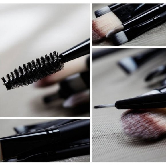 Makeup | New 2pc Black Pro Makeup Brush Set | Poshmark